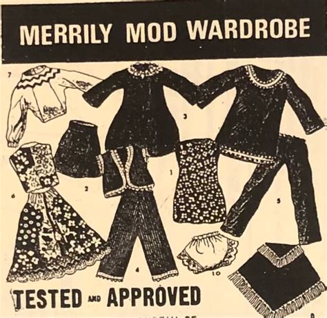 Pippa Dawn Merrily Mod Wardrobe Pattern Original Primer And