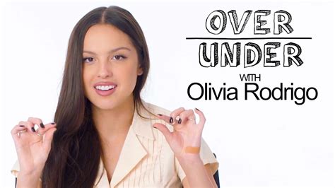 Watch Olivia Rodrigo Rates Heartbreak High Heels And Going To Therapy Over Under Pitchfork