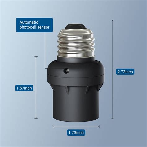 Dewenwils Dusk To Dawn Light Sensor Socket E26e27 Compatible With