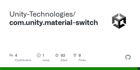 GitHub Unity Technologies Unity Material Switch