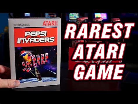 Pepsi Invaders Sur Atari 2600 La Cartouche Promo Culte
