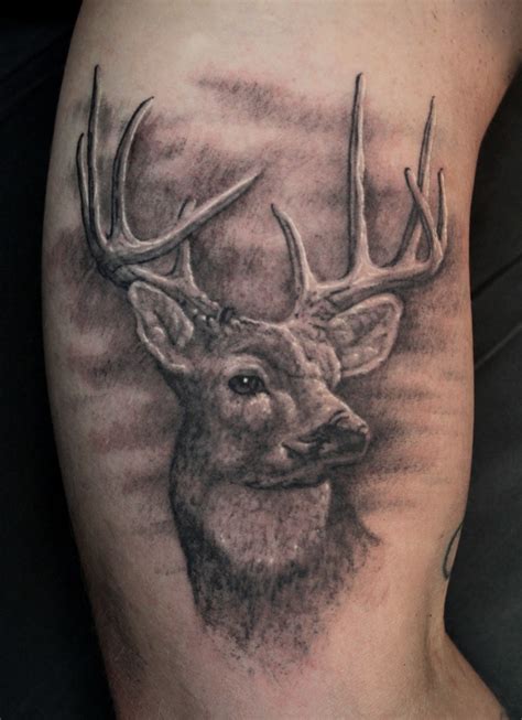 Tattoos Of Deer Heads
