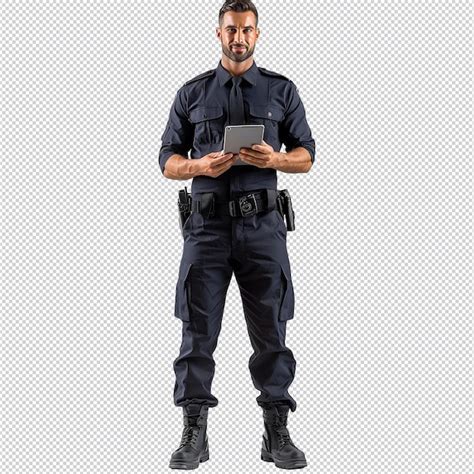 Uniformed Security Staff Psd High Quality Free Psd Templates For Download