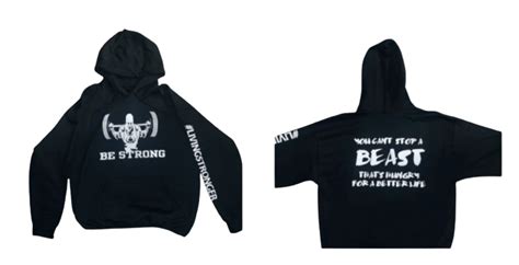 Be Strong Hoodie Living Stronger