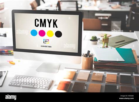 CMYK Color Printing Ink Color Model Concept Stock Photo Alamy