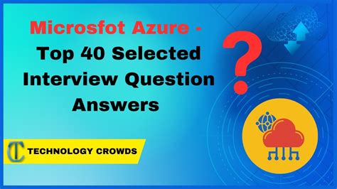 top 40 selected question answers for microsoft azure interview youtube