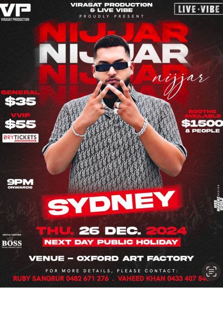 Nijjar Live In Sydney Au
