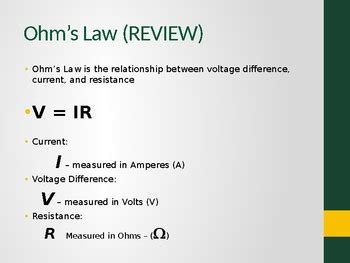 AP Physics DC RC Circuits Class Notes By Shane Barry TpT