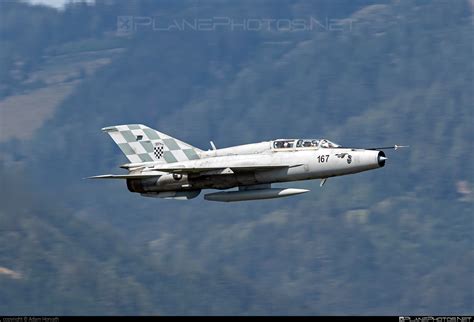 167 Mikoyan Gurevich Mig 21umd Operated By Hrvatsko Ratno Zrakoplovstvo I Protuzračna Obrana