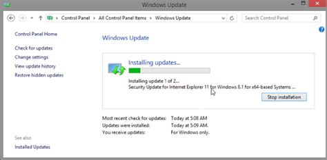 5 2 1 10 Lab Check For Updates In Windows 8 Answers