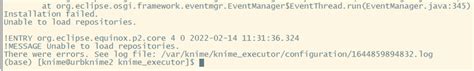 Error Message No Serialization Library Available For KNIME KNIME Server KNIME