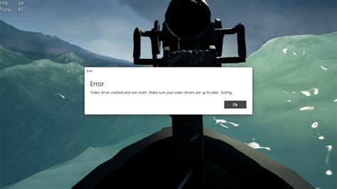 Game crashing mid-storm : r/Seaofthieves