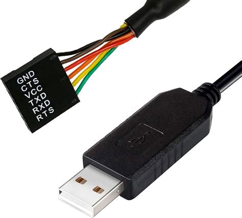 Amazon Com DTech USB To TTL Serial 5V Adapter Cable With FTDI FT232RL Chip 6 Pin 0 1 Inch Pitch