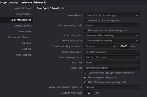 Davinci Resolve 18 Node Tree Setup For Driftwood Luts And Lumix Cameras