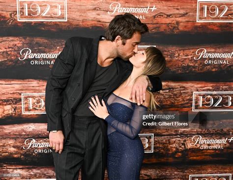 Brandon Sklenar Courtney Salviolo At The Los Angeles Premiere Of