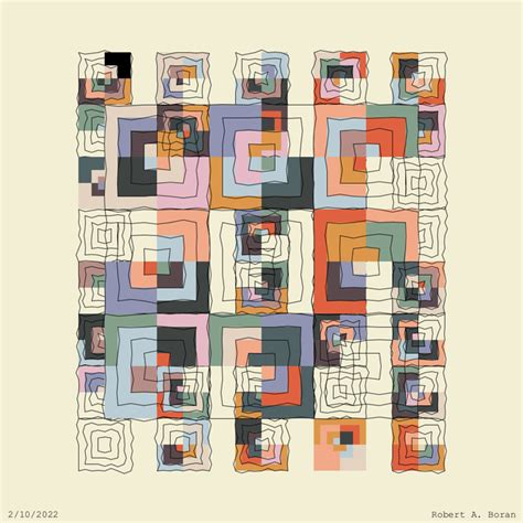 looking at squares processing java r generative