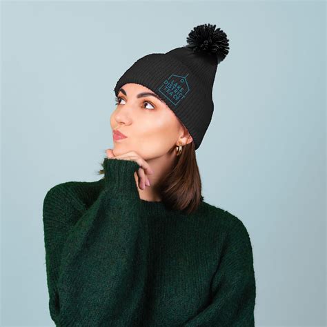 Lake District Tea Co Bobble Hat Black Lake District Tea Co