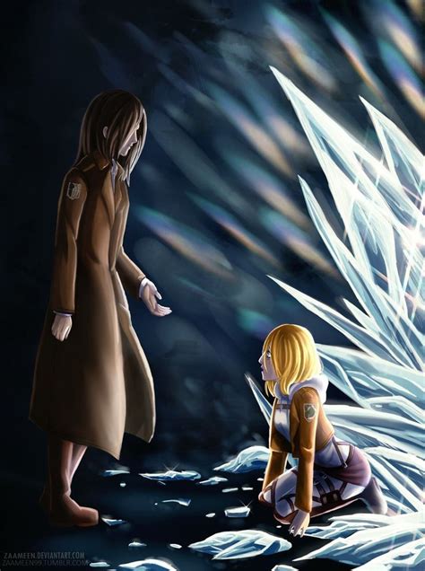 Eren Annie Attack On Titan Anime Attack On Titan Attack On Titan Art