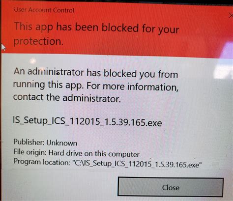 Solved An Administrator Has Blocked You From Running This App