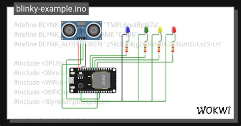 Blinky Example Ino Copy Wokwi ESP32 STM32 Arduino Simulator