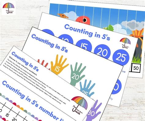 Counting In 5s Mega Printable Teaching Resource Pack Digital Download Maths Number Counting