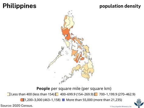 Philippines Population Density Manila Philippines Global Landuse