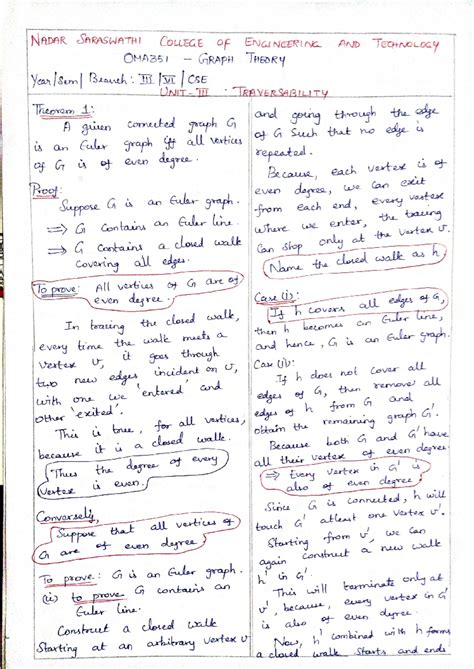 GT Unit Theorems Computer Architecture Studocu