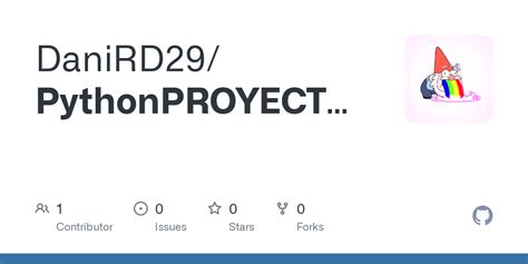 Github Danird Pythonproyectos