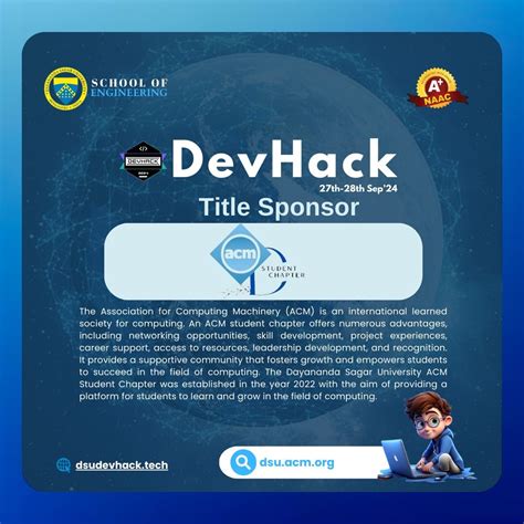 dsu devhack on linkedin dsudevhack acm hackathon joinnow