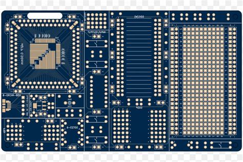 Microcontroller Prototype Electronics Surface Mount Technology Printed Circuit Board Png