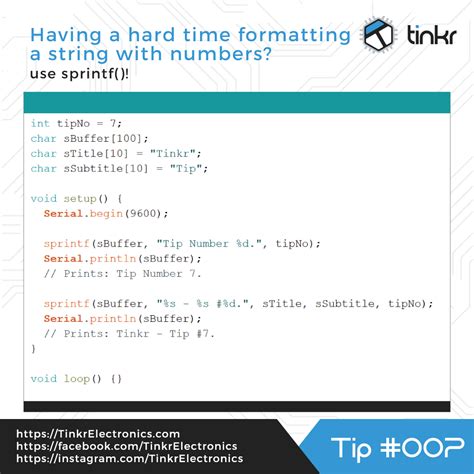 Tinkr Electronics Having A Hard Time Formatting A String With Numbers