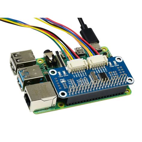 Waveshare Serial Expansion Hat For Raspberry Pi I2c Interface 2 Ch Uart 8 Gpios Robotshop