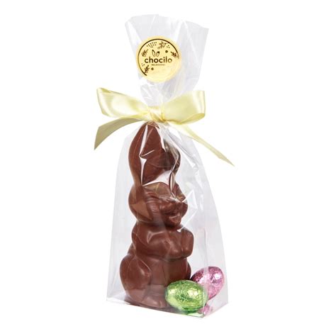 Smiling Milk Chocolate Bunny And Easter Eggs Chocilo Melbourne