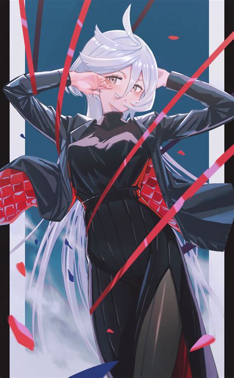 Honda Kouhei Miorine Rembran Gundam Gundam Suisei No Majo Highres Girl Ahoge Arm Behind