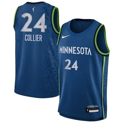 Youth Nike Napheesa Collier Blue Minnesota Lynx Explorer Edition Player