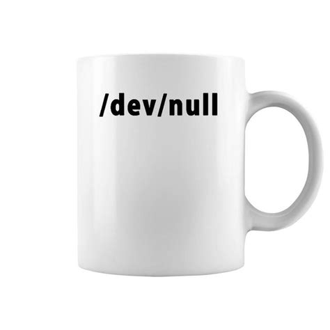 Funny Sysadmin Dev Null Joke Devops Linux Coffee Mug Mazezy
