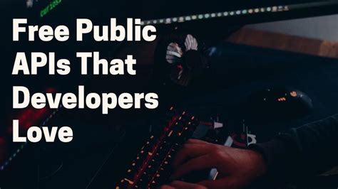 mahmoud el kariouny on linkedin free 🆓 public 🌍 apis that developers