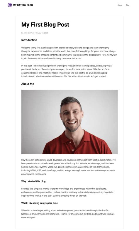 Building A Gatsbyjs Blog The Blog And Post Pages