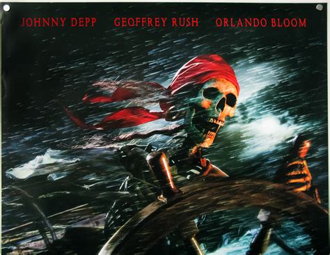 Pirates Of The Caribbean The Curse Of The Black Pearl Poster