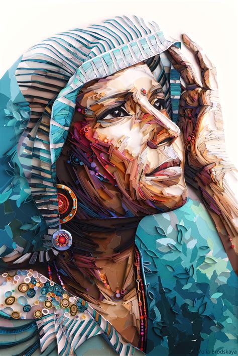 종이로 그린 초상화 믿을 수 없이 정교한 페이퍼 아티스트의 세계 ㅍㅍㅅㅅ