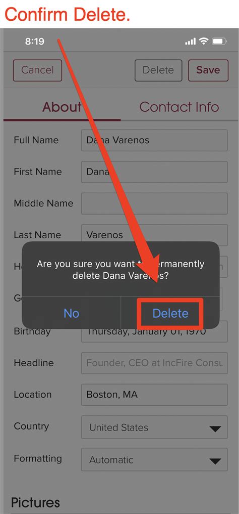 How Do I Delete A Contact Cloze Help Center
