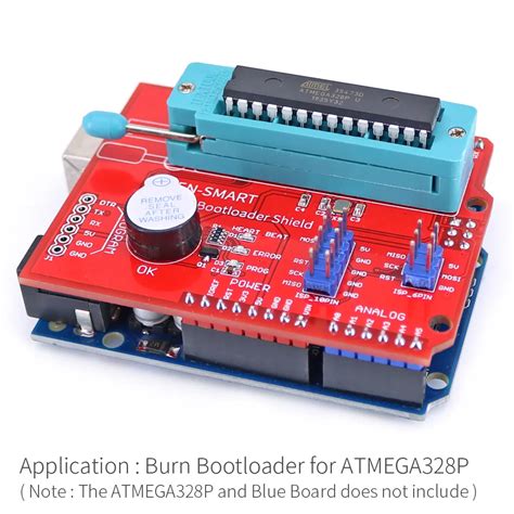 Avr Isp Shield Burning Burn Bootloader Programmer For Arduino 1cono