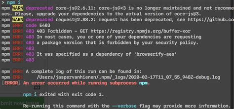 Error 403 When Running Ionic Start And When Updating The Cli · Issue