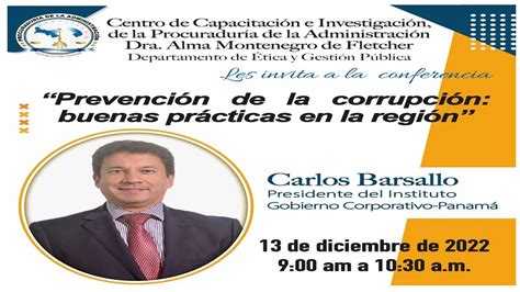Prevención De La Corrupción Buenas Prácticas En La Región Youtube