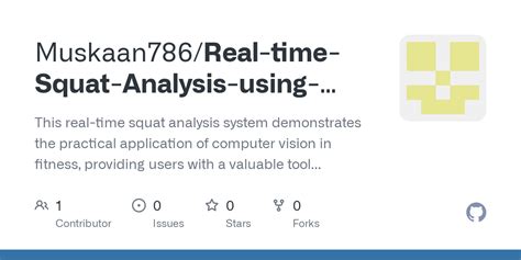 GitHub Muskaan786 Real Time Squat Analysis Using OpenCV And MediaPipe
