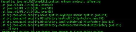 Malformedurlexception Unknown Protocol Safkeyring During