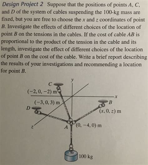 Solved Design Project 2 Suppose That The Positions Of Points