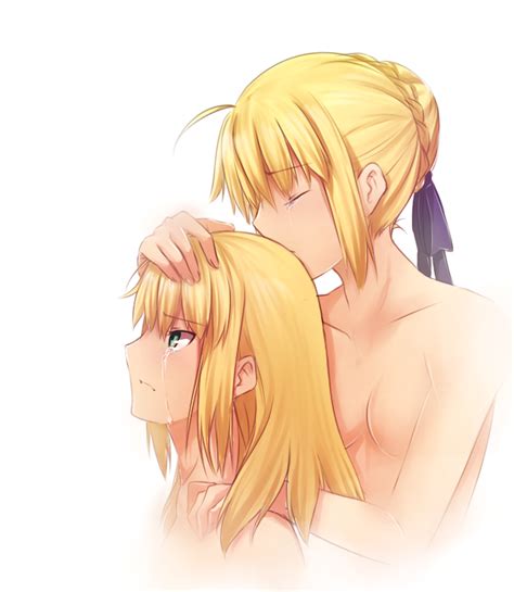 Artoria Pendragon Saber Mordred And Mordred Fate And More Drawn By Tusia Danbooru