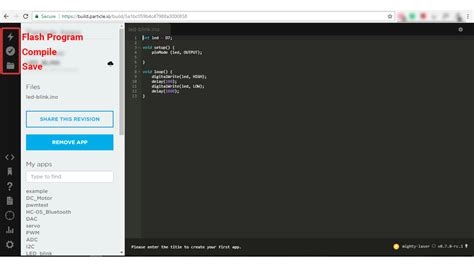 Getting Started With Particle Photon With IDE Particle Photon