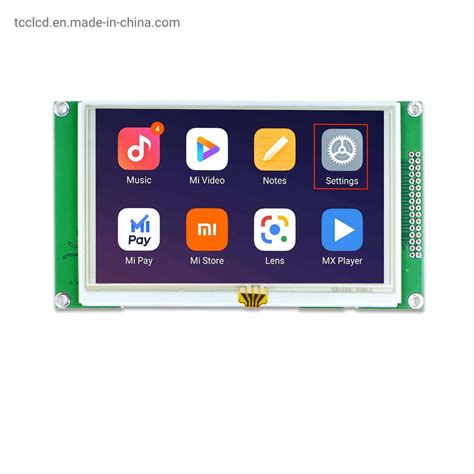 industrial 5 inch 800x480 tft module 32 pin ra8875 resistive touch tft